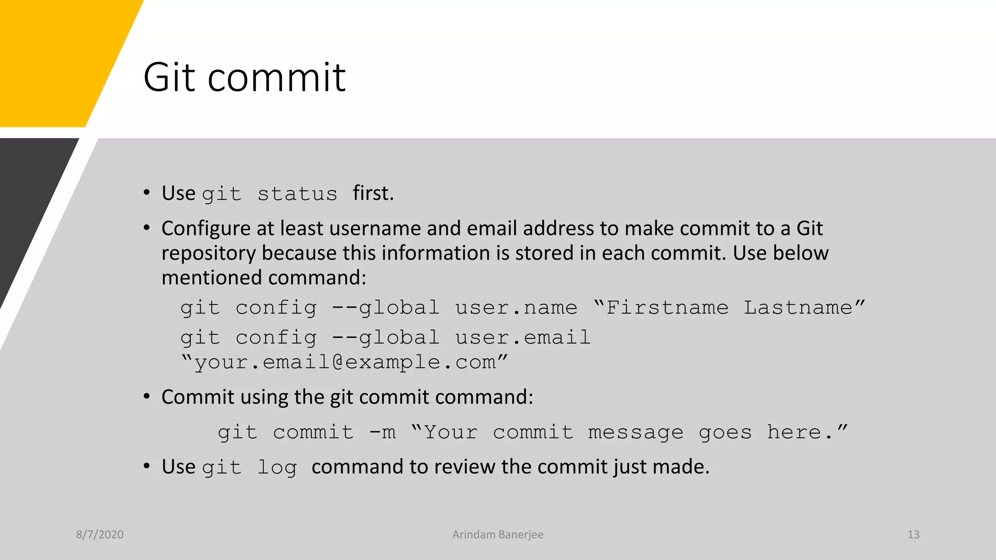 Data science Git management | PPT