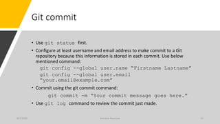 Data science Git management | PPT