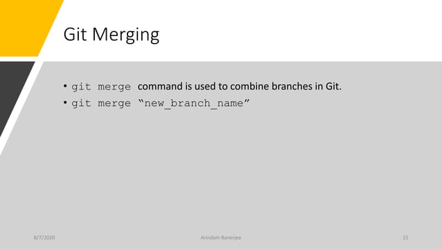 Data science Git management | PPT