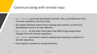 Data science Git management | PPT