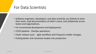 Data science Git management | PPT