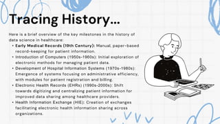 Applications of Data Science in Healthcare | PPTX