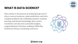 Data Science Transforming Healthcare| IABAC | PDF