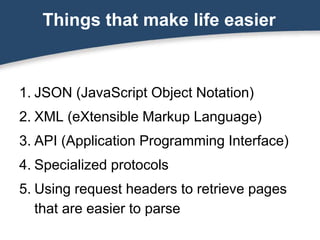 Web Scraping Basics | PPT