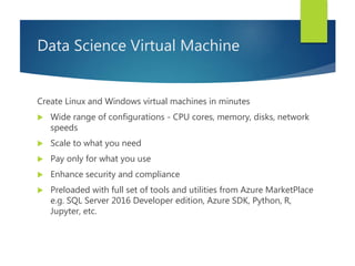 Data Science in the cloud with Microsoft Azure | PPTX