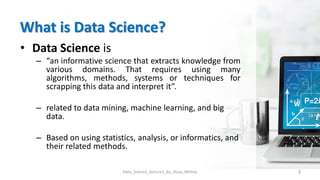 Data science lecture1_doaa_mohey | PPT | Free Download