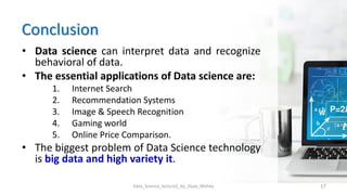 Data science lecture2_doaa_mohey | PPT