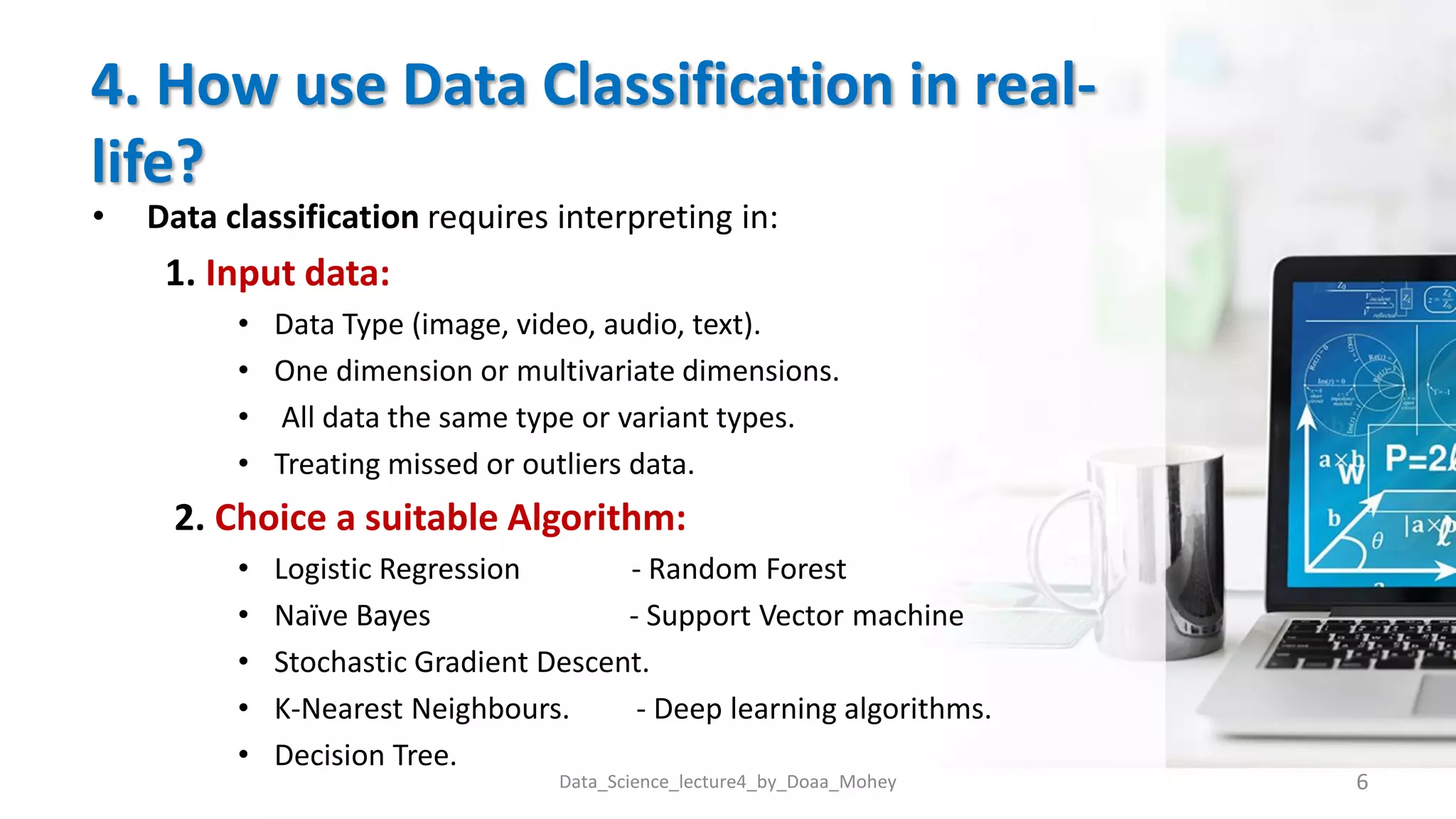 Data science lecture4_doaa_mohey | PDF | Computing | Technology & Computing