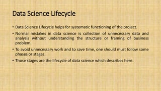 Data Science Lifecycle | PPTX
