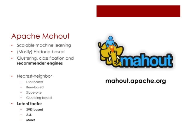 Simple Matrix Factorization For Recommendation In Mahout Pptx Computing Technology And Computing