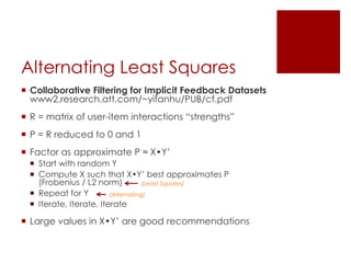Simple Matrix Factorization for Recommendation in Mahout | PPTX ...