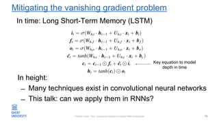 Skip, residual and densely connected RNN architectures | PPT