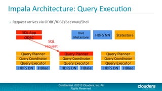 Cloudera Impala: A modern SQL Query Engine for Hadoop | PPT