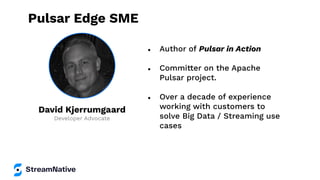 Data science online camp using the flipn stack for edge ai (flink, nifi, pulsar) | PPT