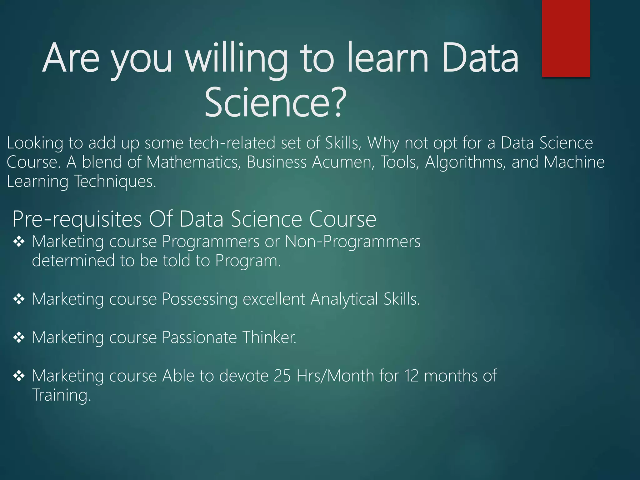 Data science ppt | PPT