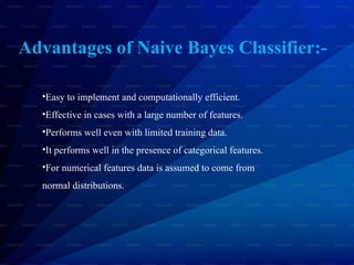 Bayer's Theorem Naive Bayer's classifier | PPT