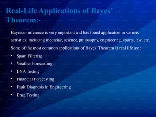 Bayer's Theorem Naive Bayer's classifier | PPT