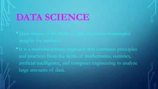 data science ppt (1).pdfvnmkggdaqjm frass | PPT