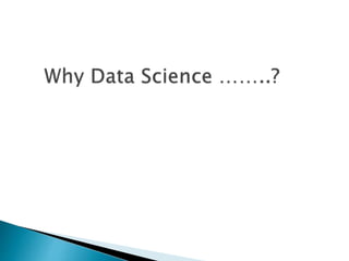 Data science presentation | PPTX