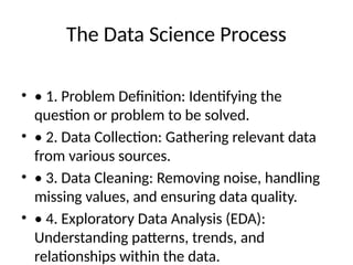 Introduction to Data science for Match teachers | PPT