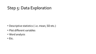Data Science Workflow | PPTX