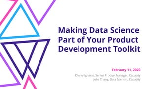 Data science product_dev_toolkit_20200211 | PDF | Technology & Computing