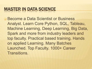 Data sciences course | PPTX