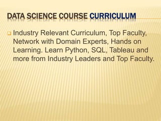 Data sciences course | PPTX