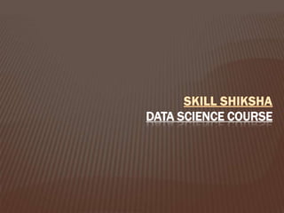 Data sciences course pdf | PDF