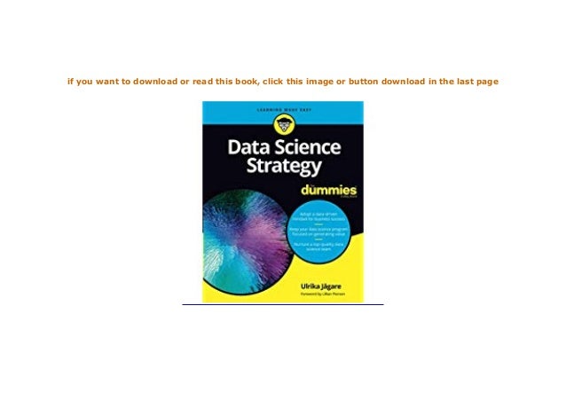 pdf_$ Data Science Strategy For Dummies For Dummies Computer Tech ... pdf_$ Data Science Strategy For Dummies For Dummies Computer Tech ...