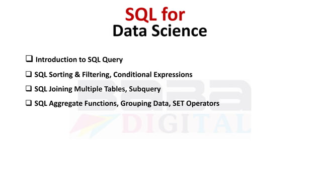 Data Science Syllabus | PPT