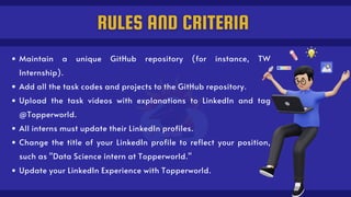 Data Science Task.pdf by the topper world | PPT