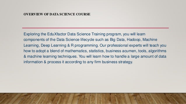 Data science training | PPTX | Business | Business and Finance