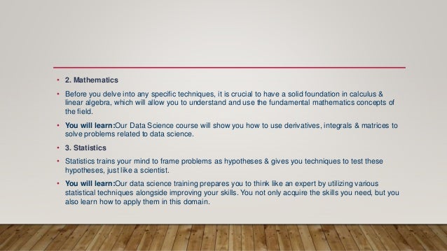 Data science training | PPTX | Business | Business and Finance