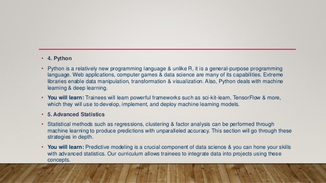 Data science training | PPTX | Business | Business and Finance