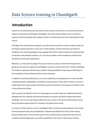 Data Science training in Chandigarh.pdf