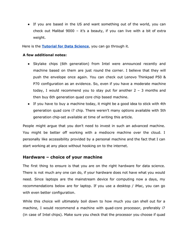 Data science tutorial | PDF