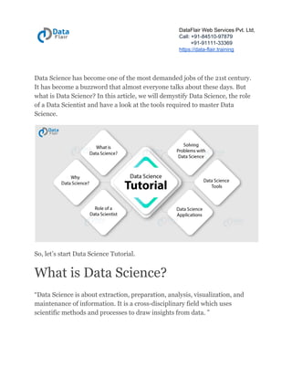 Data science tutorial | PDF