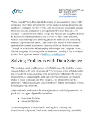 Data science tutorial | PDF