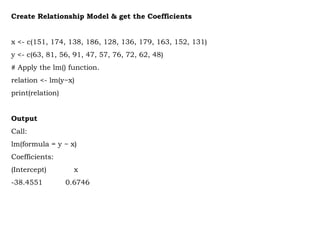 DataScienceUsingR-Dr.P.Rajesh.PRESENTATION | PPT