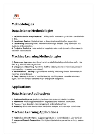 Data Science vs Machine Learning: What is the Difference? | PDF ...