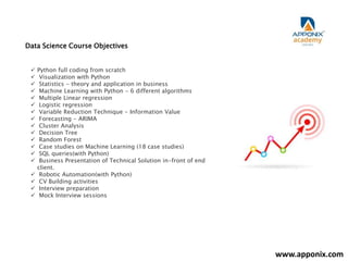 Data science with python certification training course with placement ...