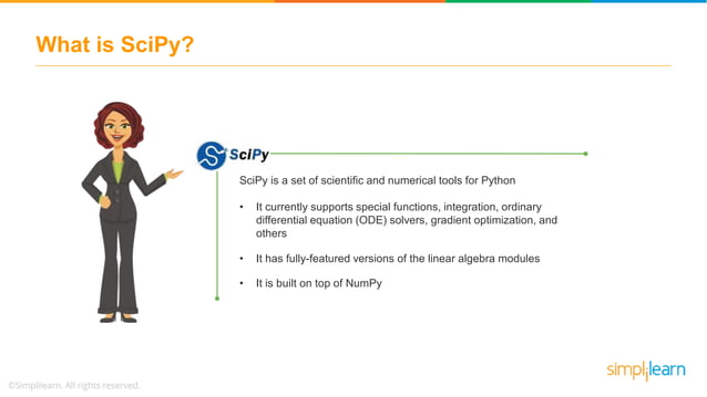 Data Science With Python Python For Data Science Python Data Science Course Simplilearn Ppt