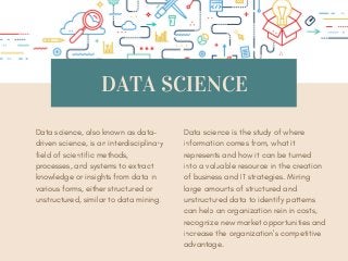 Data scientist | PPT | Free Download