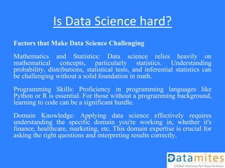 Data Scientist Certification in Dehradun-June | PPTX | Technology & Computing