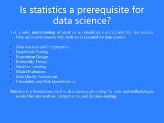Data Scientist Certification in Kozhikode-July | PPT