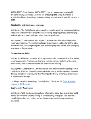 Data Scientist Course in Hyderabad | PDF