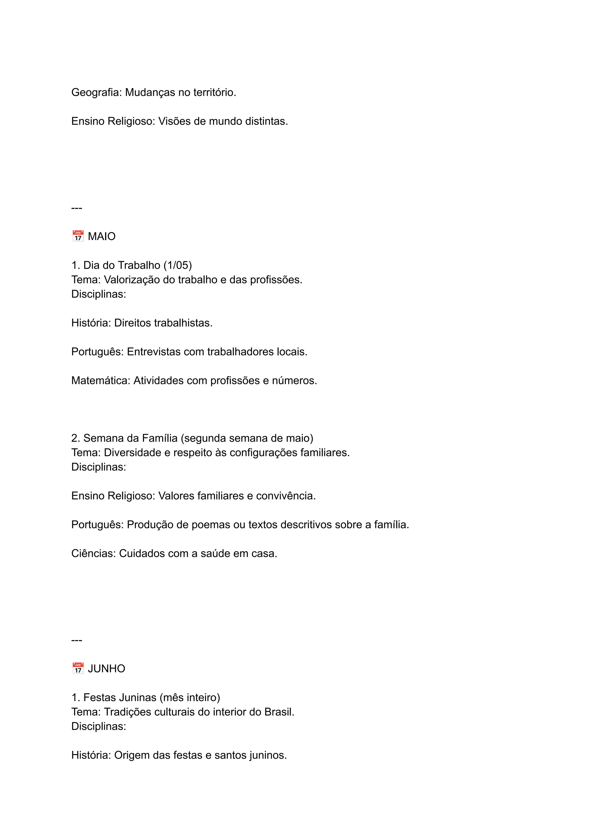 datas comemorativas anuais.pdf anuais para | PDF