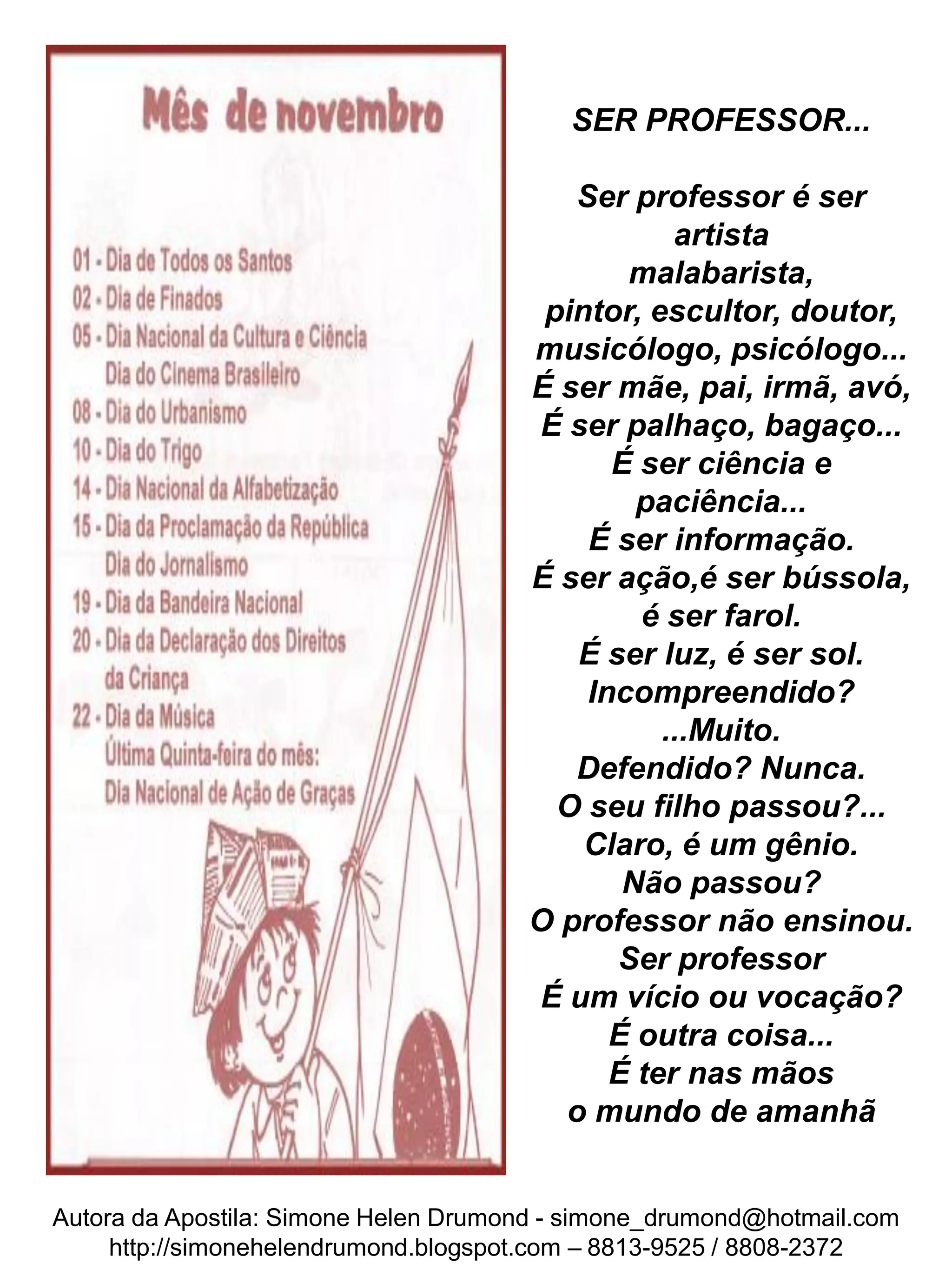 Datas comemorativas de novembro | PDF | Education industry | Industries