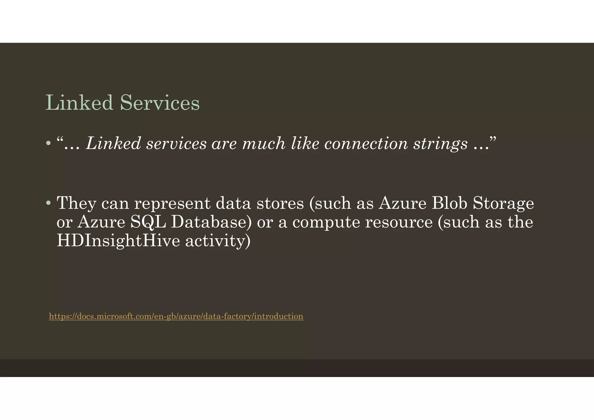 Azure Data Factory V2; The Data Flows | PDF